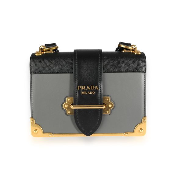 Prada | Bags | Prada Black Saffiano Mercurio City Calf Leather Cahier Bag | Poshmark
